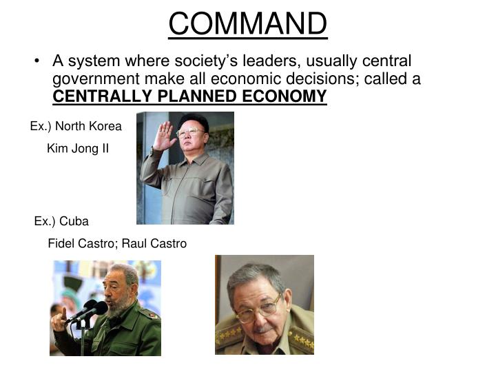 PPT - ECONOMIC SYSTEMS PowerPoint Presentation - ID:4318672
