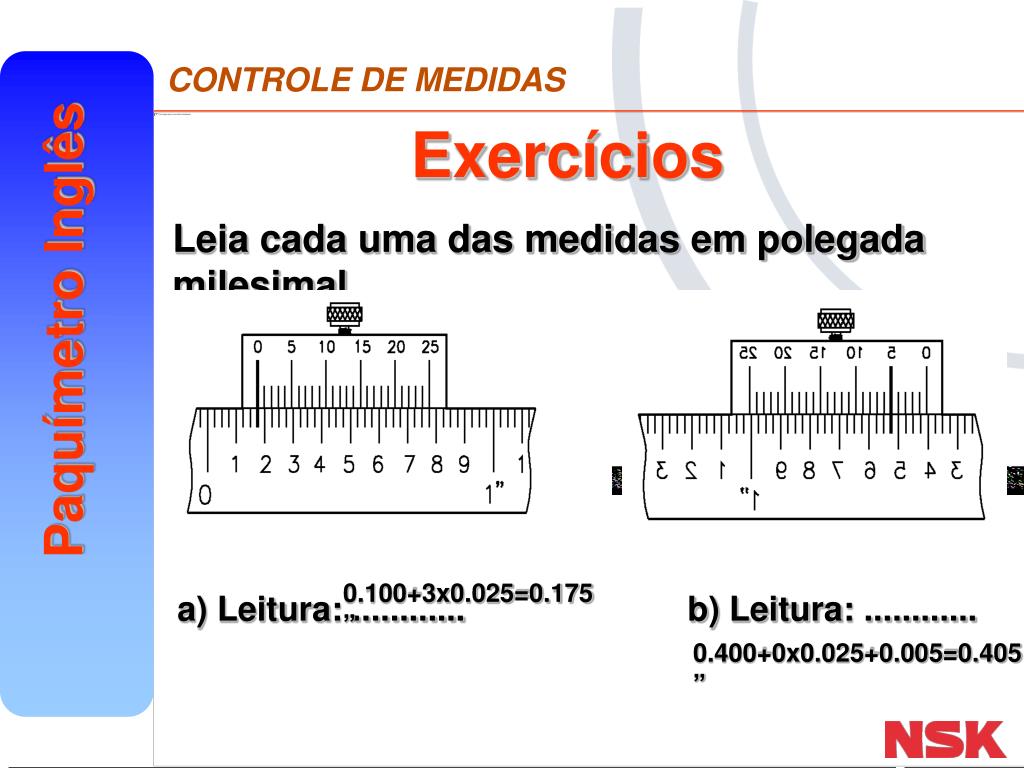 PPT - Leitura de polegada fracionária PowerPoint Presentation, free ...