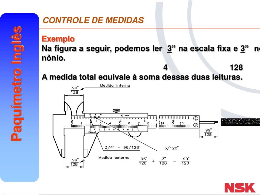PPT - Leitura de polegada fracionária PowerPoint Presentation, free ...