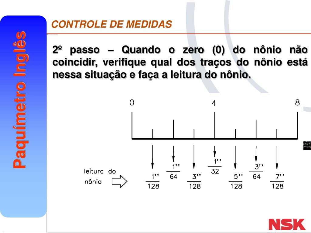 PPT - Leitura de polegada fracionária PowerPoint Presentation, free ...