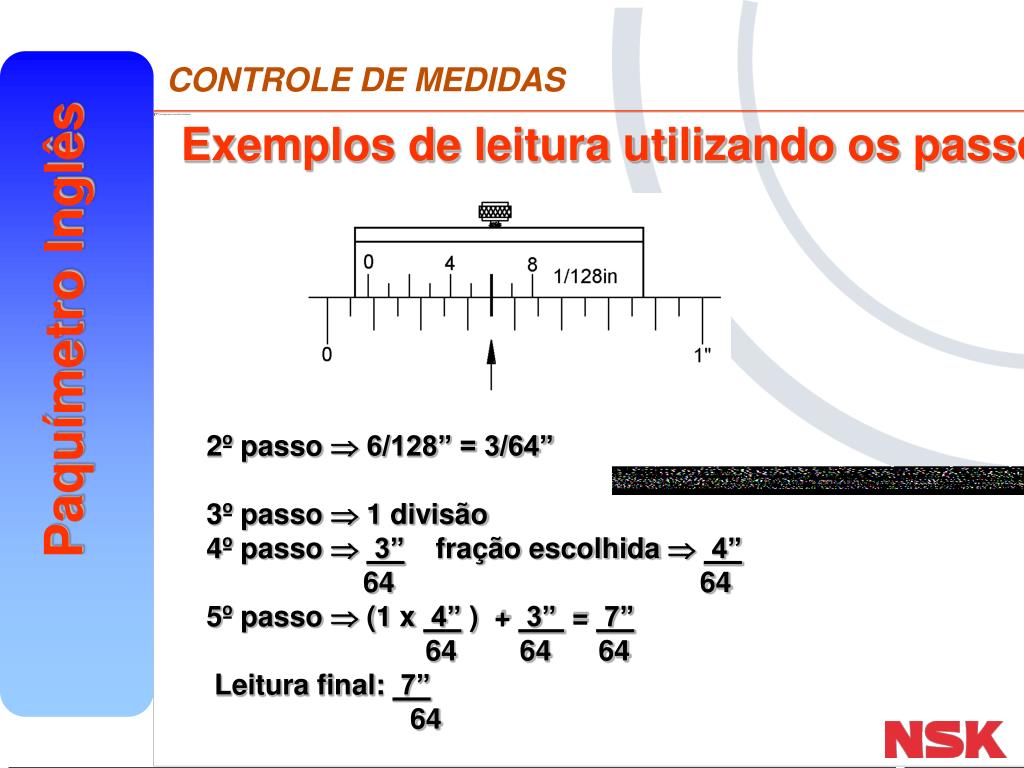 PPT - Leitura de polegada fracionária PowerPoint Presentation, free ...