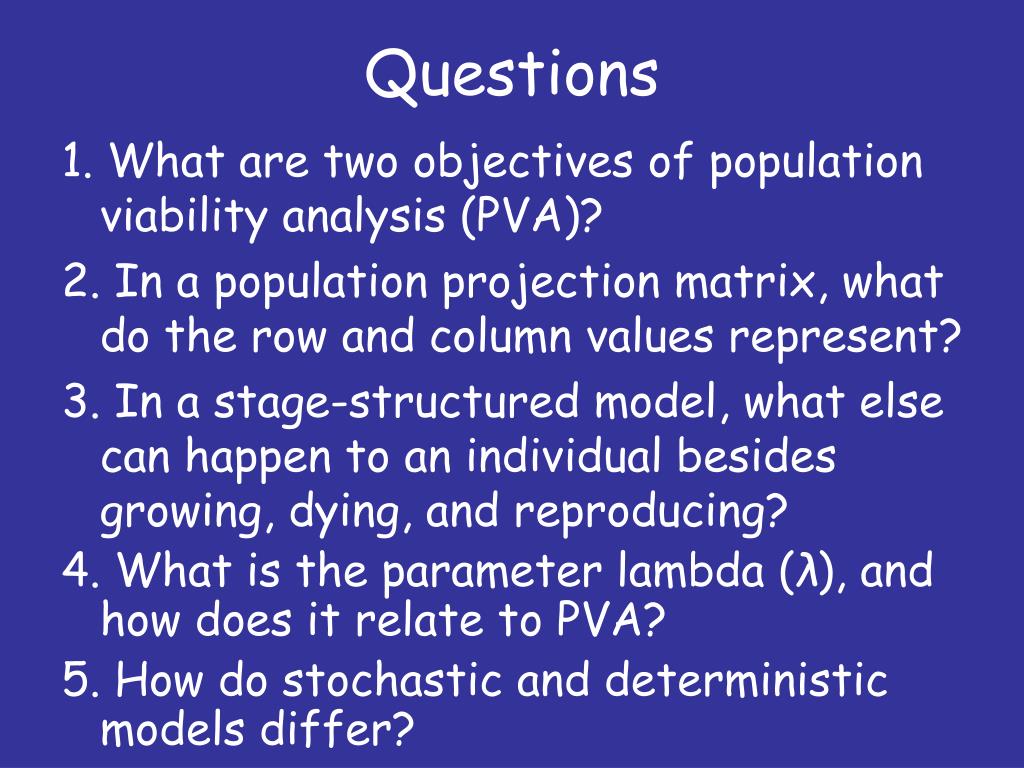 Ppt Populations Ii Population Growth And Viability Powerpoint