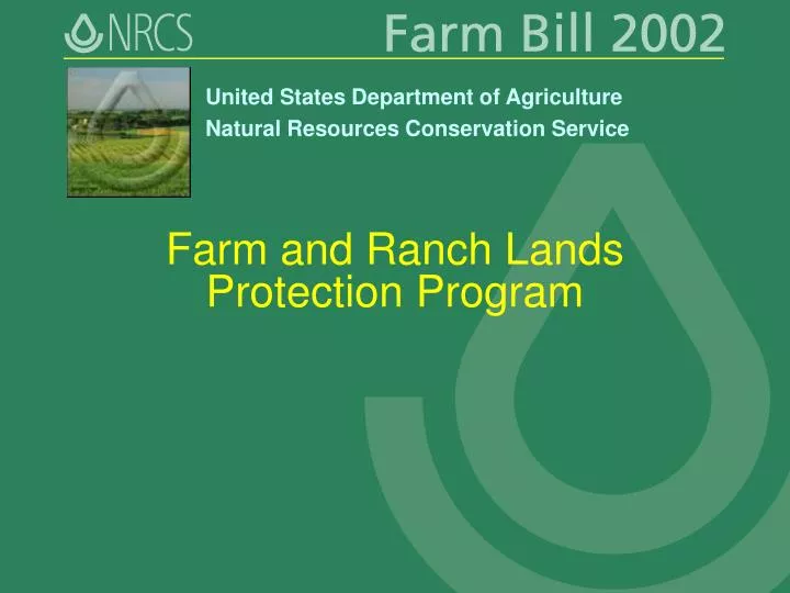 PPT - Farm and Ranch Lands Protection Program PowerPoint Presentation ...