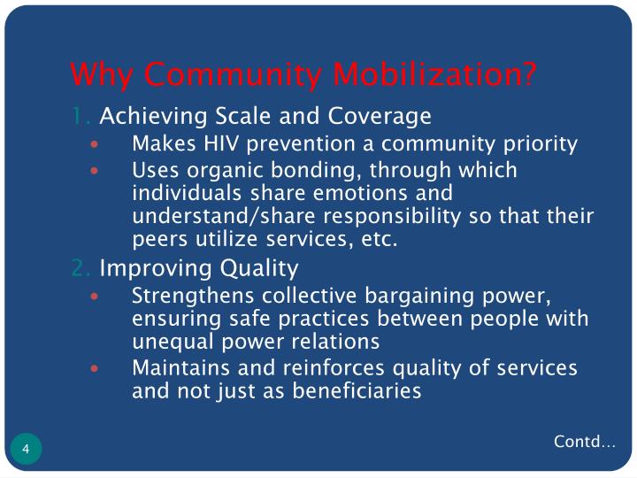 PPT - Community Mobilization PowerPoint Presentation - ID:4320654