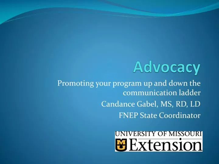 PPT - Advocacy PowerPoint Presentation, free download - ID:4320763