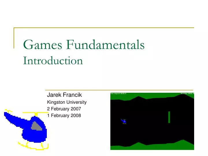 PPT - Games Fundamentals Introduction PowerPoint Presentation, free ...