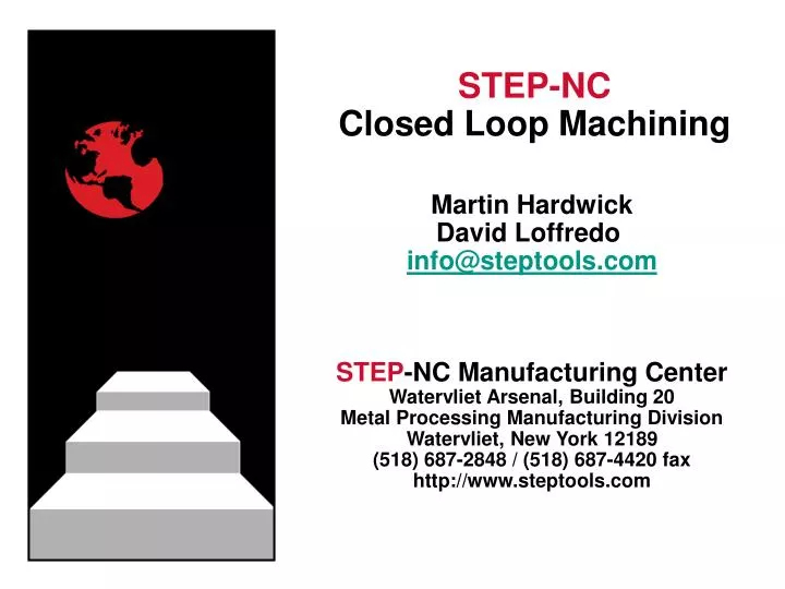 PPT - STEP-NC Closed Loop Machining PowerPoint Presentation, free ...