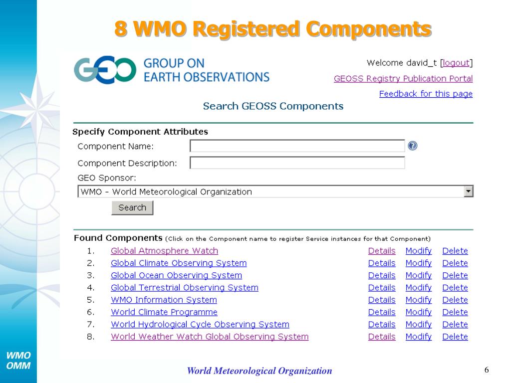 PPT - Advancing the WMO Information System (WIS) for Weather, Water ...