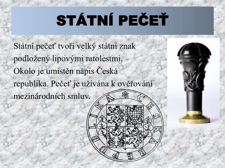 PPT - Státní symboly ČR 4. ročník PowerPoint Presentation - ID:4323312