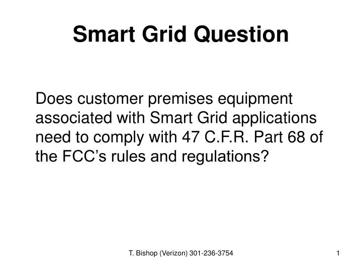 PPT - Smart Grid Question PowerPoint Presentation, free download - ID ...