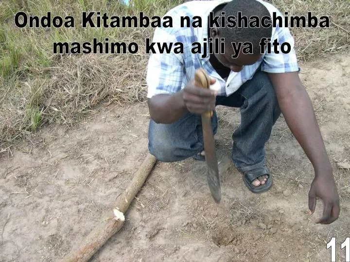 PPT - Ondoa Kitambaa na kishachimba mashimo kwa ajili ya fito ...