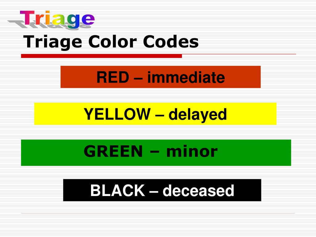 Triage Colour Code In Emergency Cine Infoupdate Triage Colour Code In Emergency Cine Infoupdate