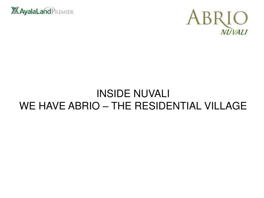 PPT - NUVALI stands for new beginnings. “ Nova ,” Latin for birth of a ...