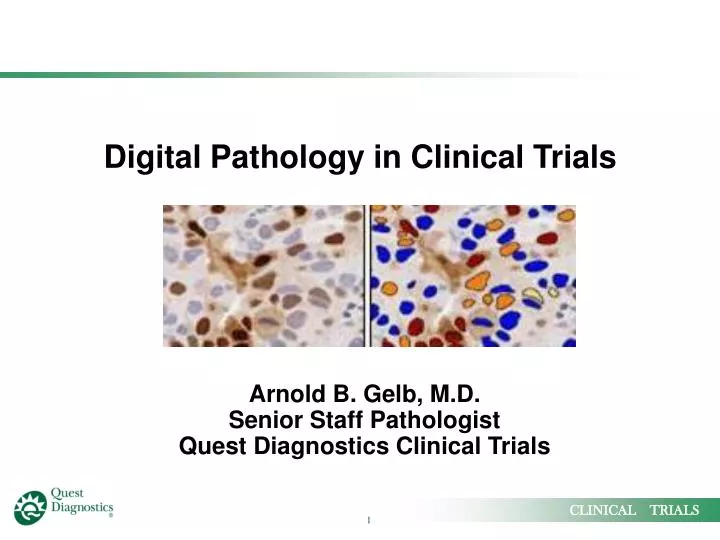 PPT - Digital Pathology in Clinical Trials PowerPoint Presentation ...