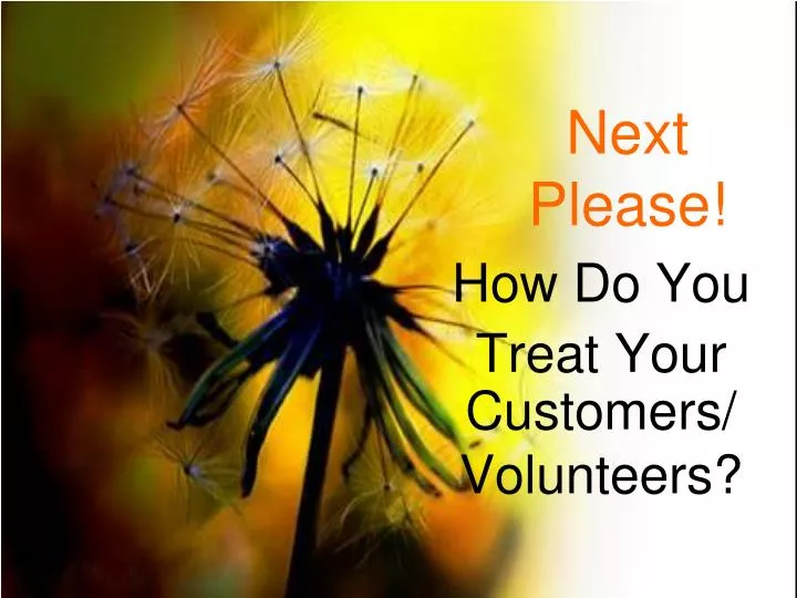 PPT - Next Please! PowerPoint Presentation, free download - ID:4327245