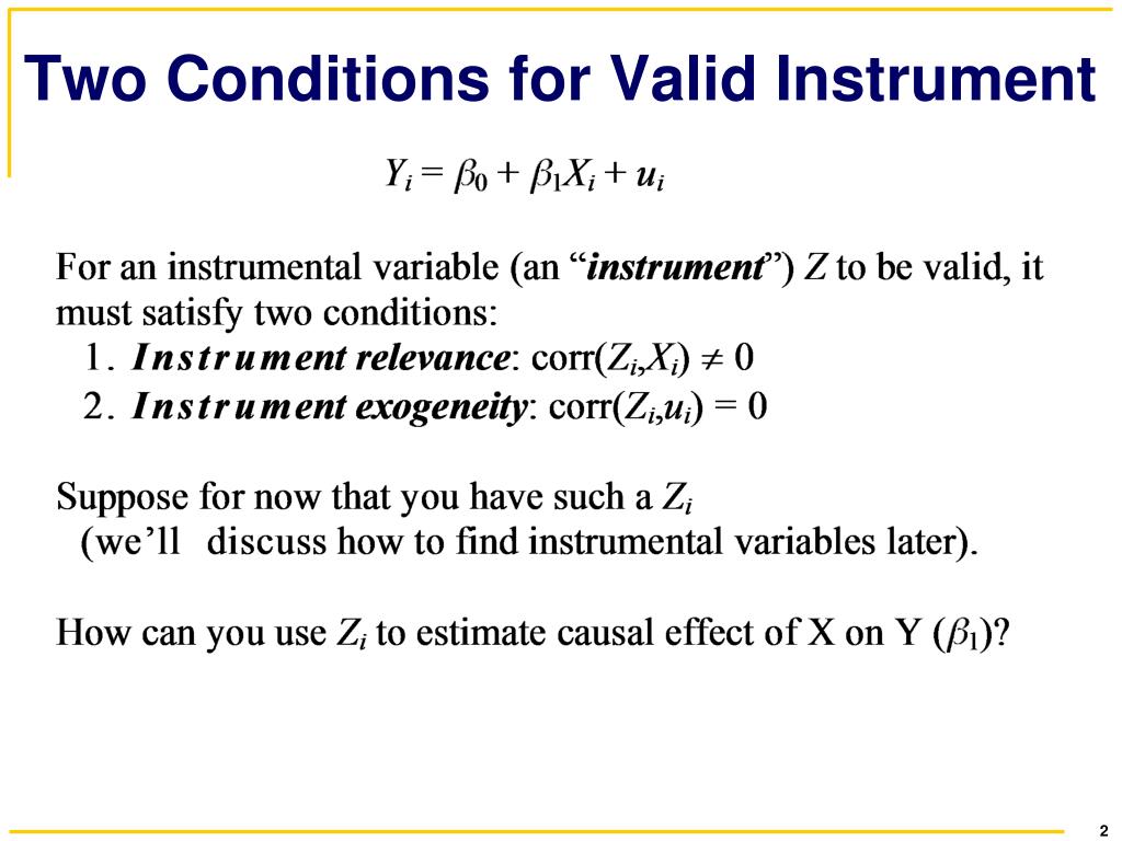 PPT - Instrumental Variables Regression (SW Chapter 12) PowerPoint ... PPT - Instrumental Variables Regression (SW Chapter 12) PowerPoint ...