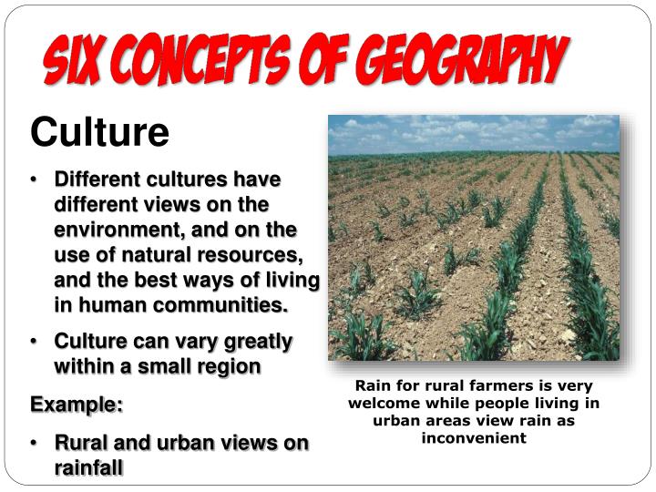 PPT - Six concepts of geography PowerPoint Presentation - ID:4327472