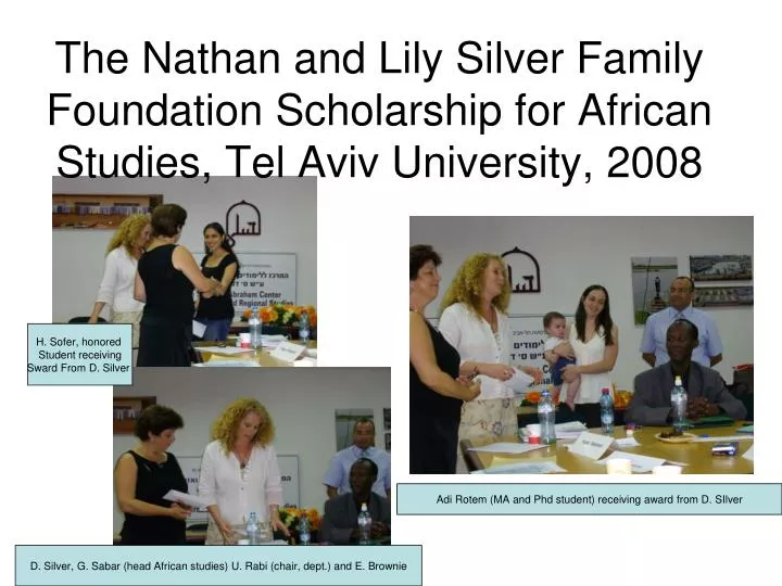 PPT - Adi Rotem (MA and Phd student) receiving award from D. SIlver ...