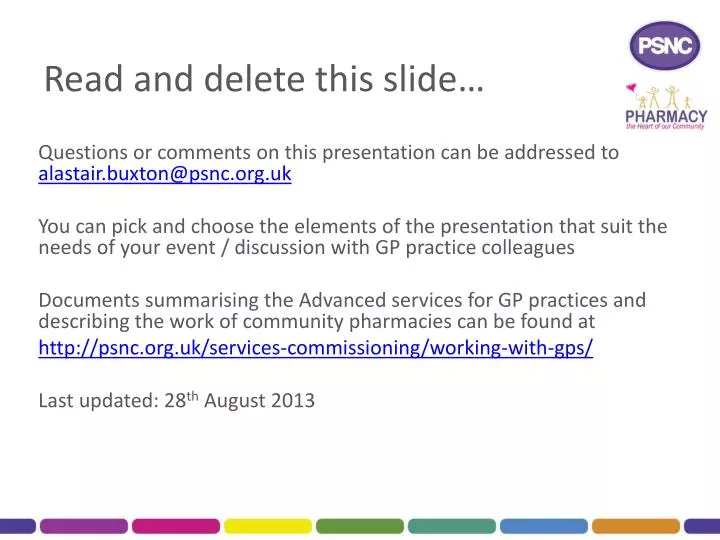 PPT - Read and delete this slide… PowerPoint Presentation, free ...