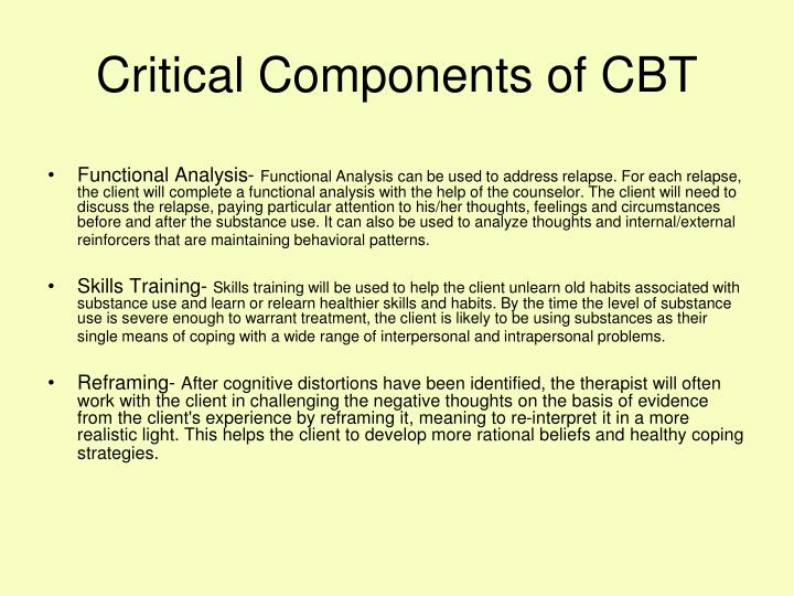 PPT - Cognitive Behavioral Therapy CBT PowerPoint Presentation - ID:4328873