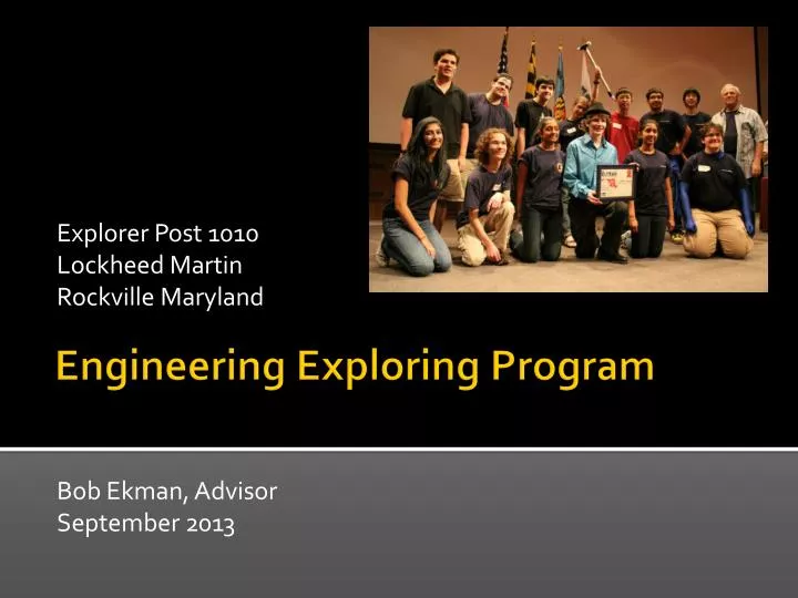 PPT - Engineering Exploring Program PowerPoint Presentation, free ...