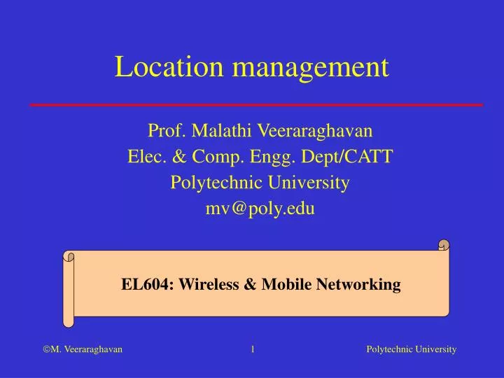 PPT - Location management PowerPoint Presentation, free download - ID ...