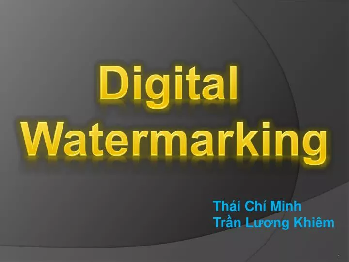 PPT - Digital Watermarking PowerPoint Presentation, free download - ID ... PPT - Digital Watermarking PowerPoint Presentation, free download - ID ...