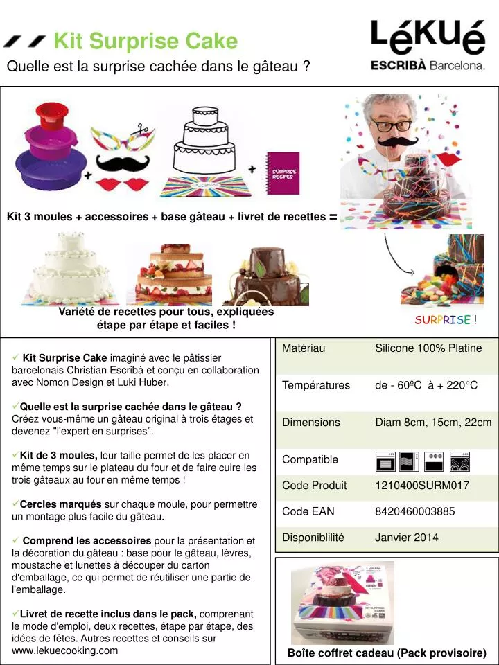 PPT - Quelle est la surprise cachée dans le gâteau ? PowerPoint ...
