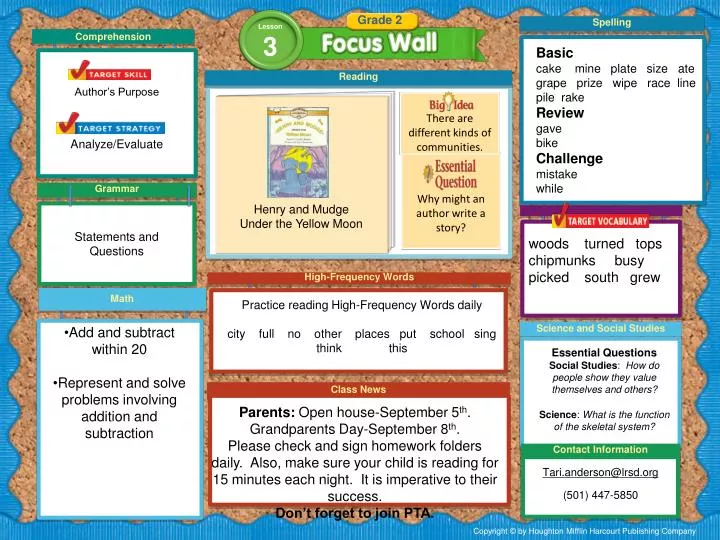 PPT - Grade 2 PowerPoint Presentation, free download - ID:4330383