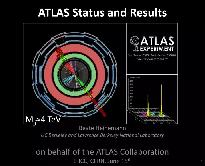 PPT - ATLAS Status and Results PowerPoint Presentation, free download ...