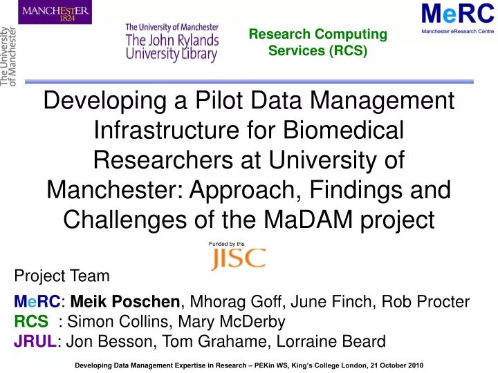 PPT - Research Computing Services (RCS) PowerPoint Presentation, free download - ID:4332510