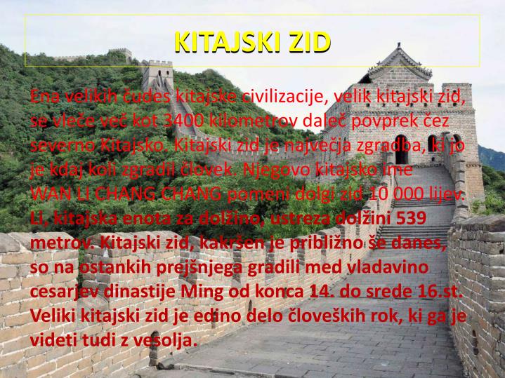 PPT - KITAJSKA PowerPoint Presentation - ID:4332972