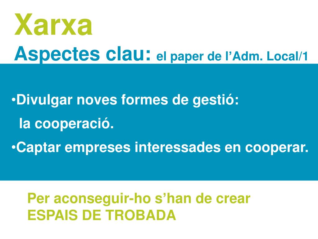 PPT - Per què hem de fomentar la cooperació? PowerPoint Presentation ...