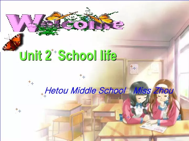 PPT - Unit 2 School life PowerPoint Presentation, free download - ID ...