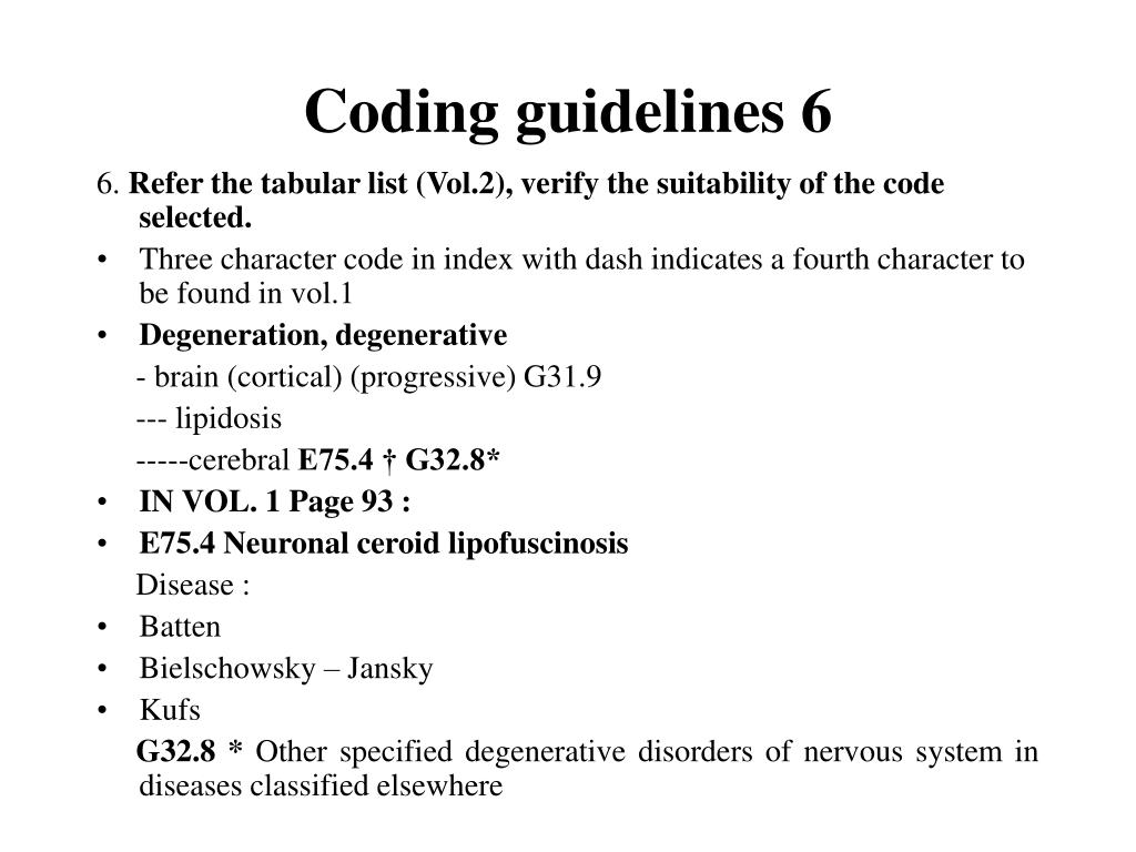 PPT ICD 10 Basic Coding Guidelines PowerPoint Presentation Free 