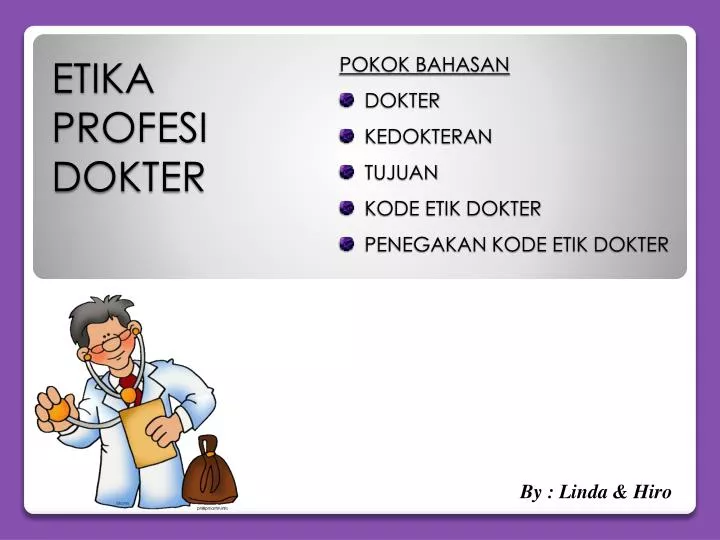 PPT - ETIKA PROFESI DOKTER PowerPoint Presentation, free download - ID ...