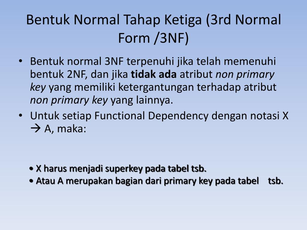 PPT - Normalisasi Much Aziz Muslim, S.Kom., M.Kom PowerPoint ...
