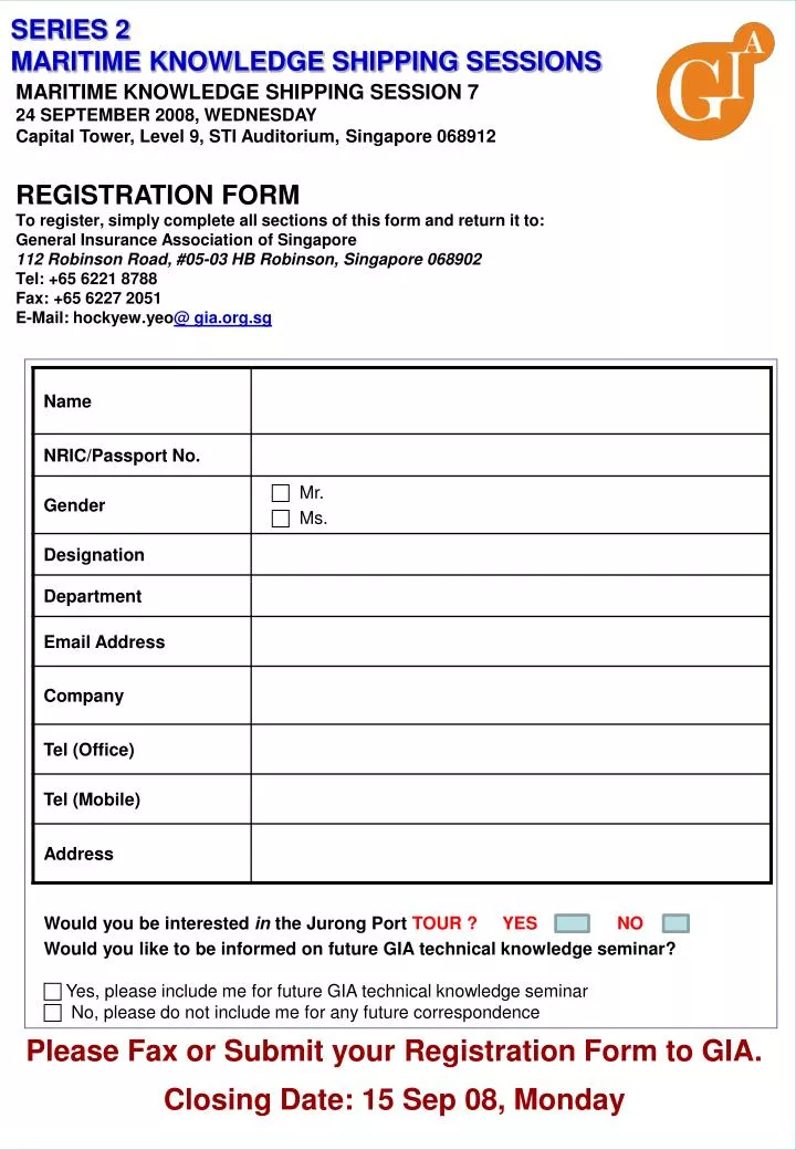PPT - MARITIME KNOWLEDGE SHIPPING SESSION 7 24 SEPTEMBER 2008 ...