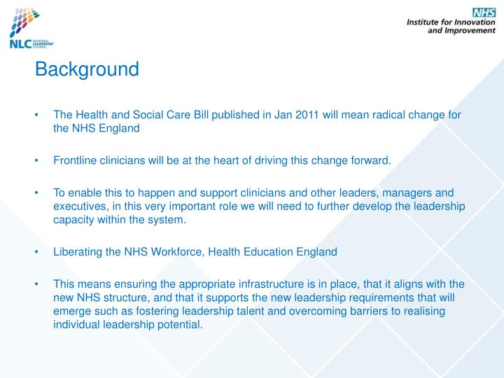 PPT - The NHS Leadership Framework PowerPoint Presentation - ID:4340331