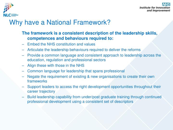 PPT - The NHS Leadership Framework PowerPoint Presentation - ID:4340331