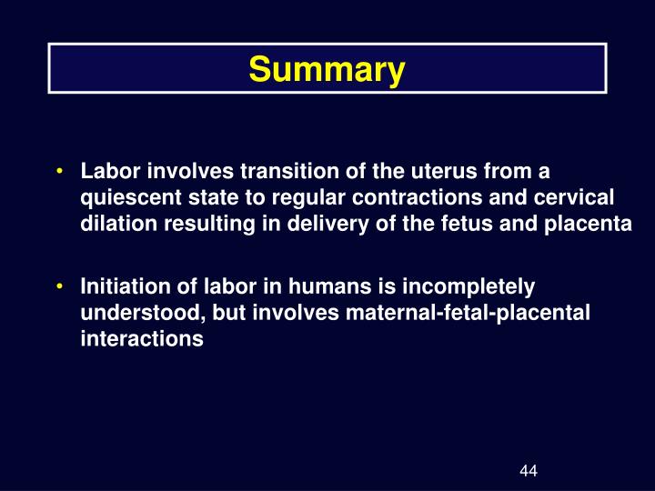 PPT - Parturition/Stages of Labor PowerPoint Presentation - ID:4340987