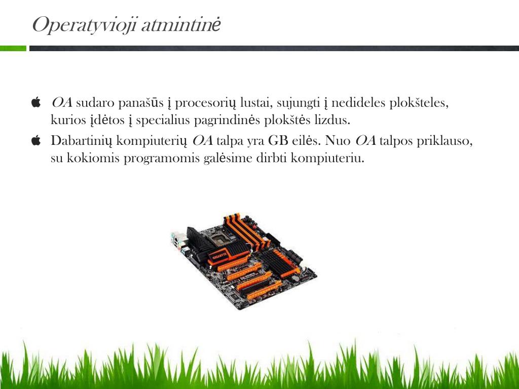 PPT - Vidin ė atmintinė. Magistralės. Lizdai PowerPoint Presentation ...