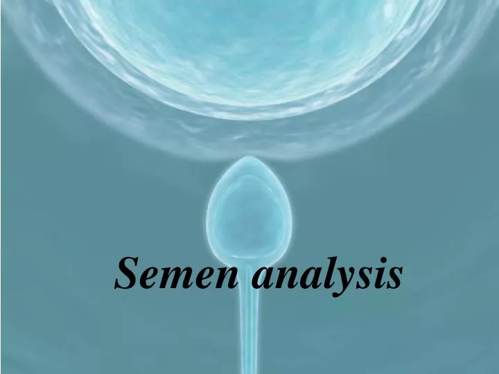 PPT - Semen analysis PowerPoint Presentation, free download - ID:4342349