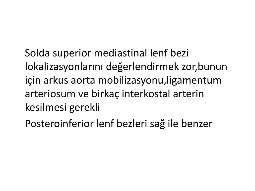 PPT - AKCİĞER KANSERİNDE LENF BEZİ DİSSEKSİYONU PowerPoint Presentation ...