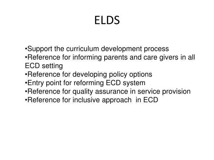 PPT - Strategies and implementation of a Holistic Approach to ECD ...