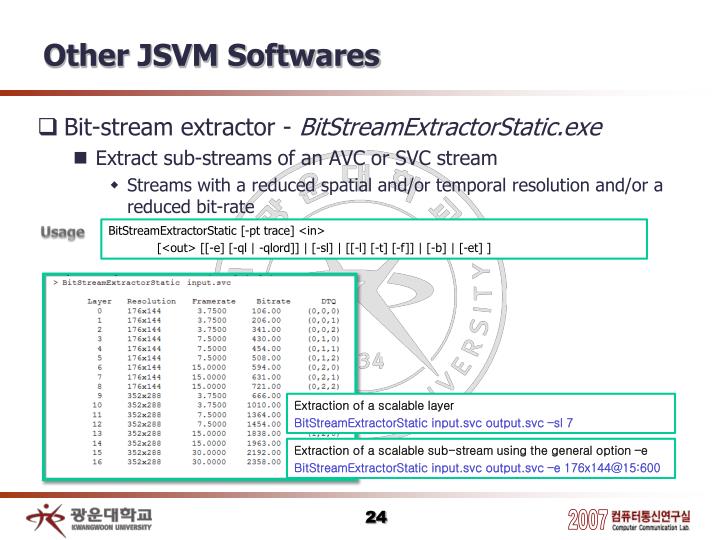 PPT - SVC (Scalable Video Coding) & JSVM (Joint Scalable Video Model ...