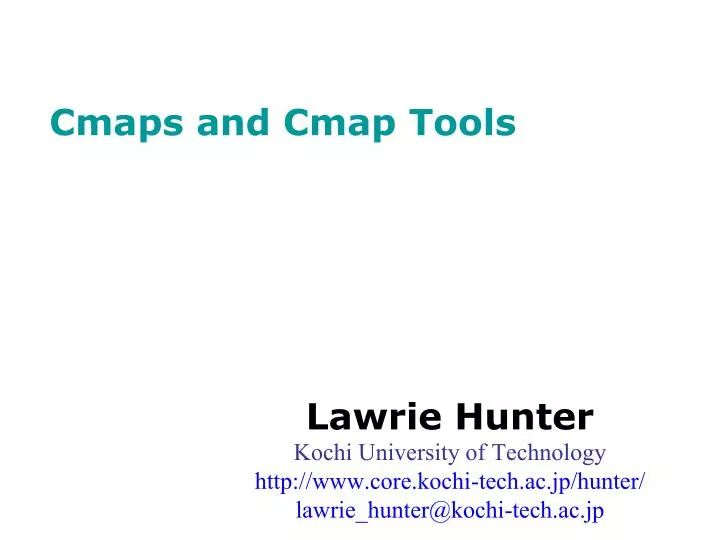 PPT - Cmaps and Cmap Tools PowerPoint Presentation, free download - ID:4343114