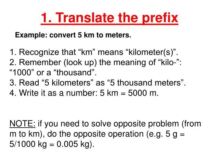 PPT - Metric conversions: table PowerPoint Presentation - ID:4343271