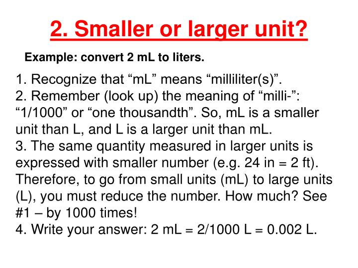 PPT - Metric conversions: table PowerPoint Presentation - ID:4343271