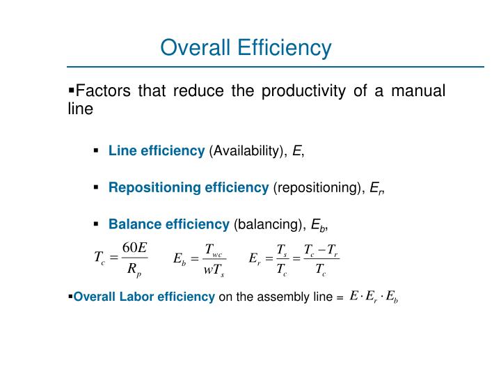 PPT - Manual Assembly Lines PowerPoint Presentation - ID:4343532